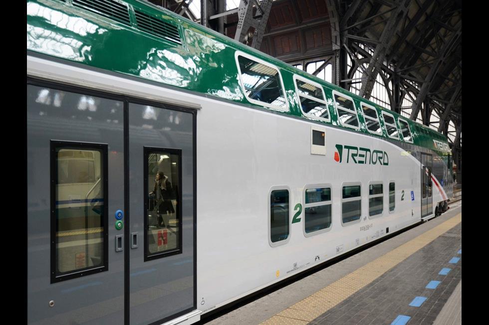 Trenord unveils Vivalto double-deck train | News | Railway Gazette ...